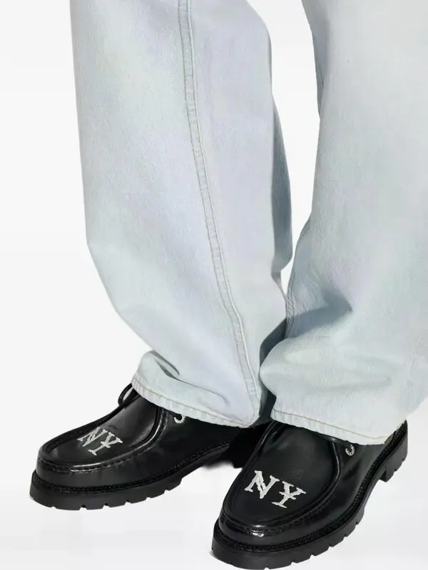 DUKE + DEXTER Ny-embroidered Boots - Black
