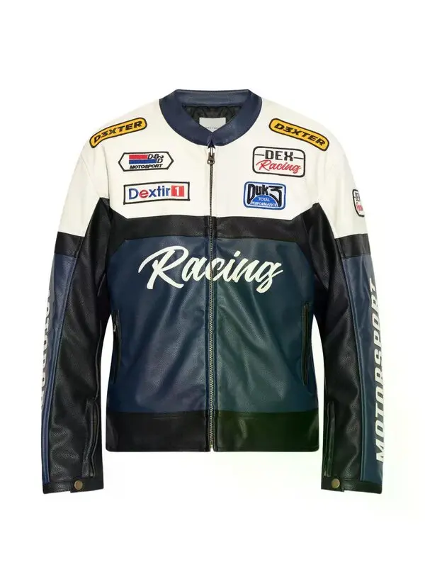 DUKE + DEXTER Dr. Moto Racing Jacket - Blue
