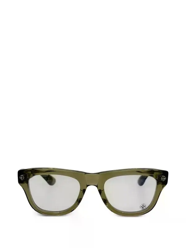 Chrome Hearts Square Frame Eyeglasses - Green