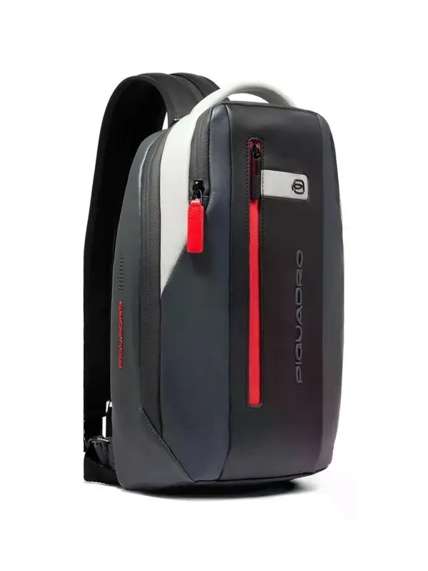 PIQUADRO Leather Convertible Backpack