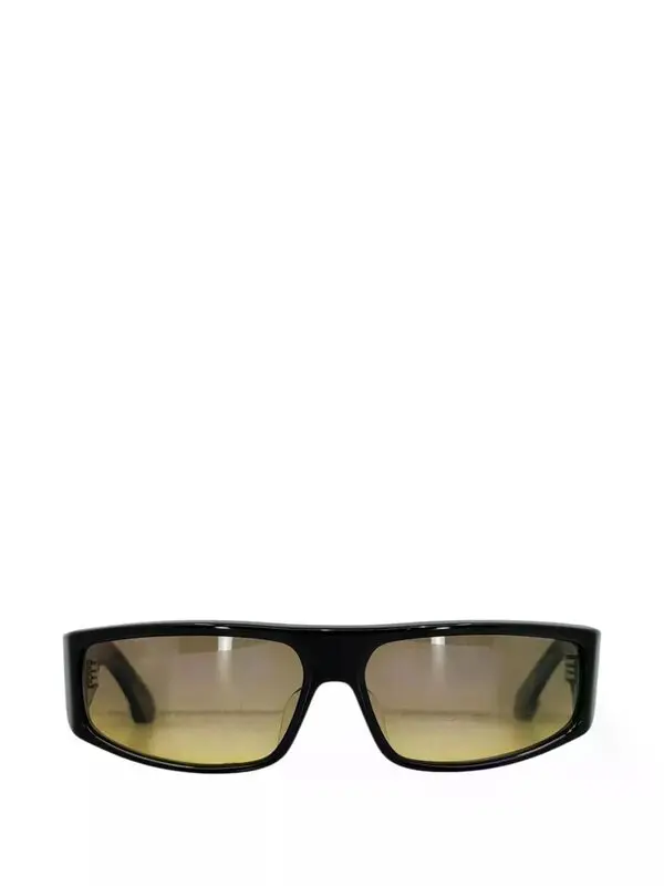 Chrome Hearts Rectangle Frame Sunglasses - Black