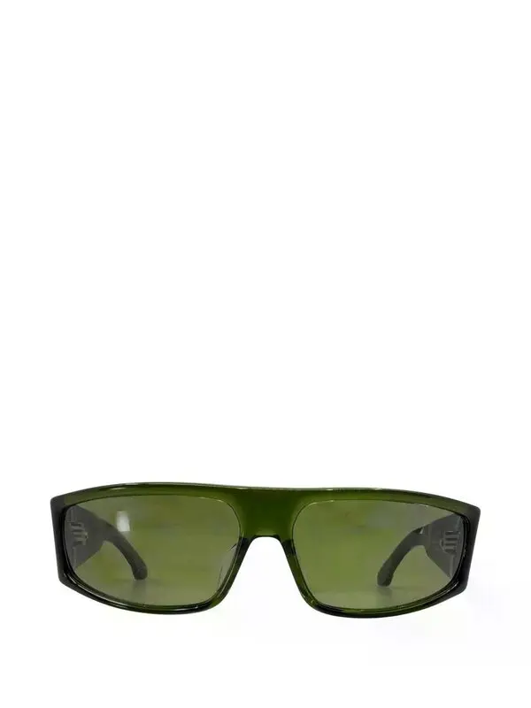 Chrome Hearts Rectangle-frame Sunglasses - Green