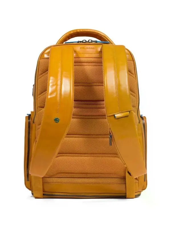PIQUADRO Multi-pocket Laptop Backpack - Orange
