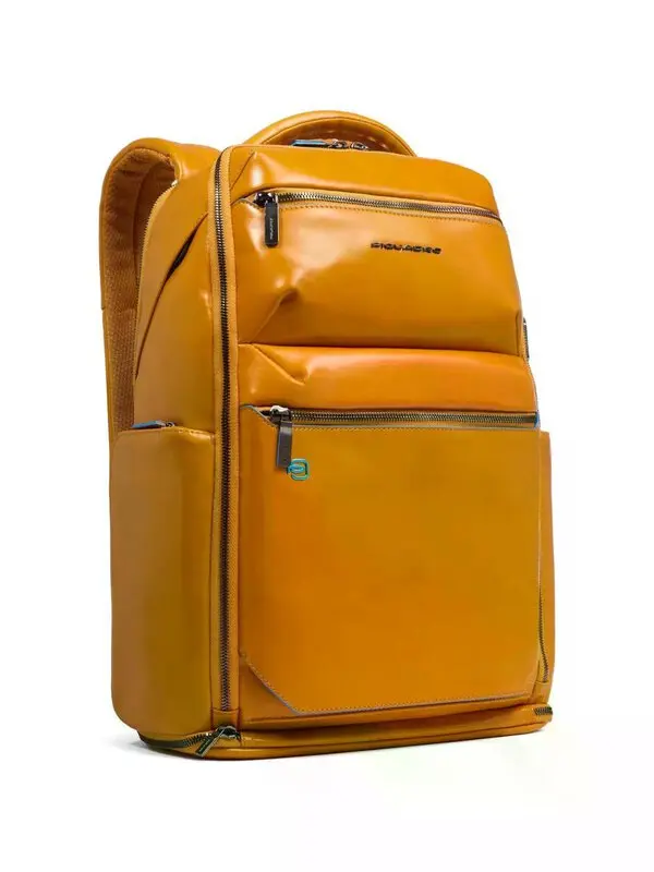 PIQUADRO Multi-pocket Laptop Backpack - Orange