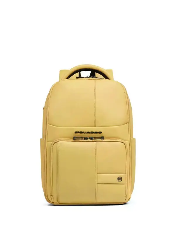 PIQUADRO Water-resistant Laptop Backpack - Yellow