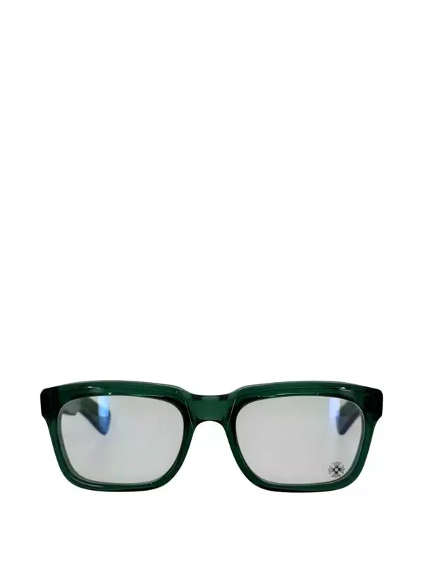 Chrome Hearts See You In Tea Square-frame Glasses - Green