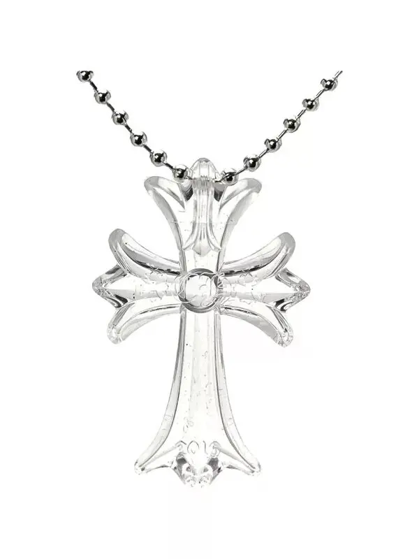 Chrome Hearts Cross Necklace - Silver
