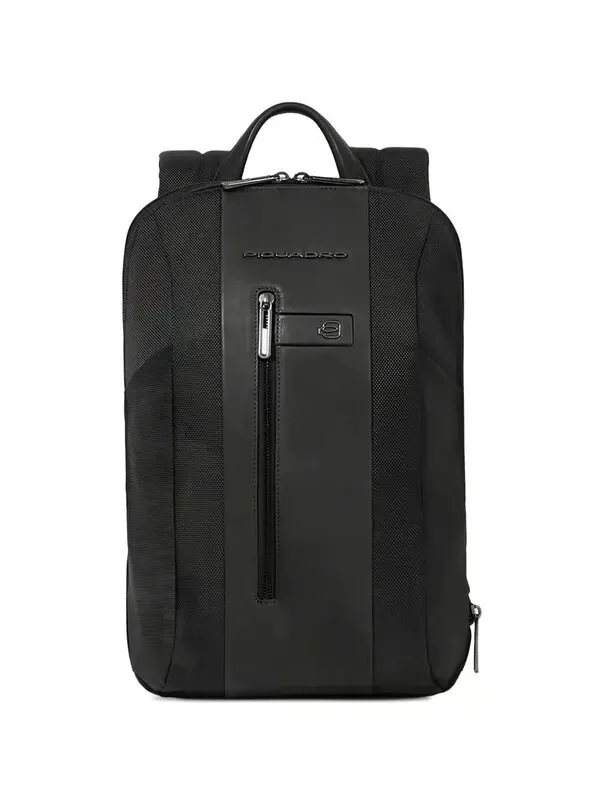 PIQUADRO Expandable Slim Backpack - Black