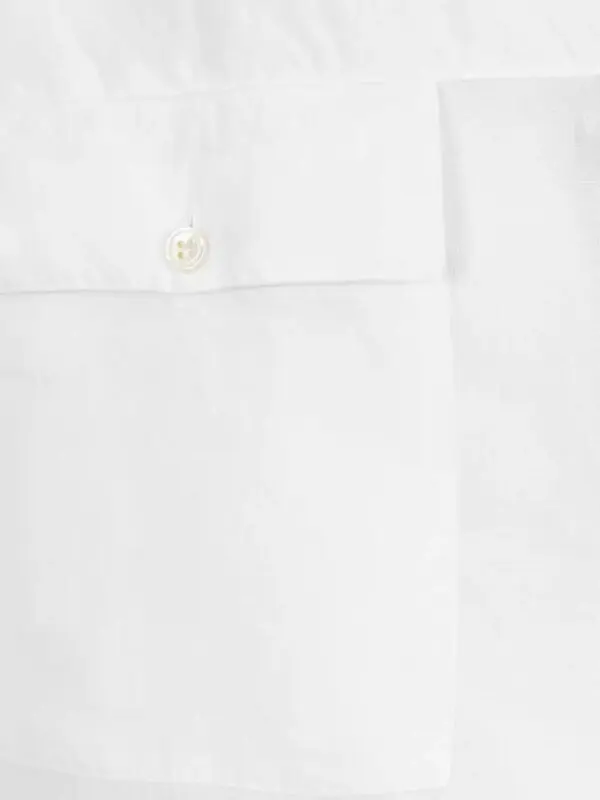 VINCENZO DI RUGGIERO Camp-collar Flap-pocket T-shirt