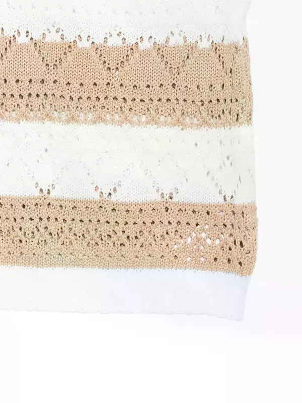 Liu Jo Crochet Knit Sleeveless Top