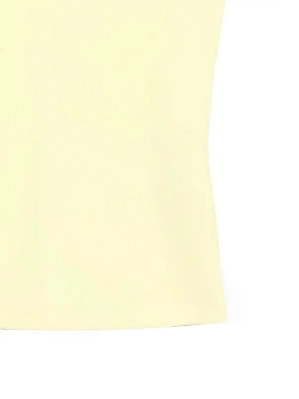 Liu Jo Ribbed Knit Tank Top With Mini Logo