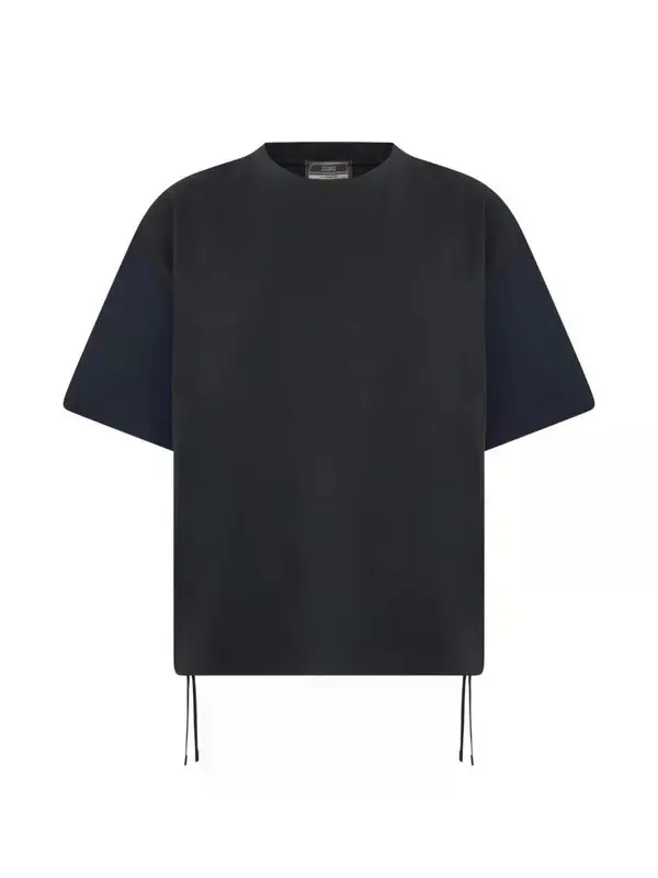 Herno Drawstring-hem T-shirt - Blue