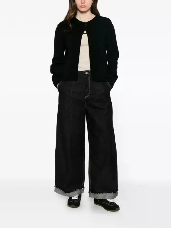 PENCE 1979 Ribbed-knit Cardigan