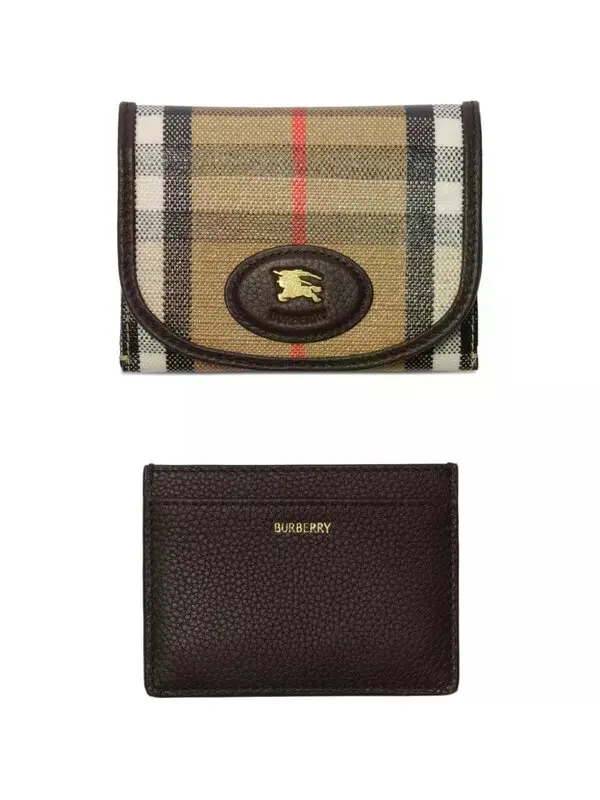 Burberry Highlands Coin Pouch & Card Case - Brown