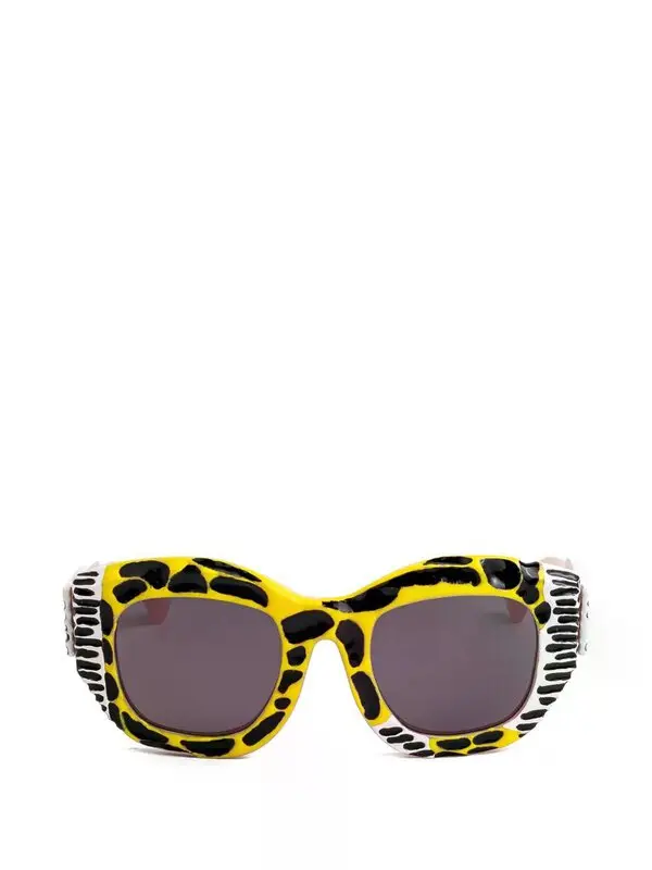 KUBORAUM B2 Pop-grotesque Sunglasses - Yellow