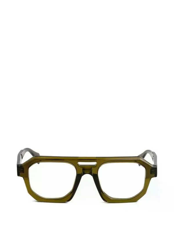 KUBORAUM K33 Geometric-frame Eyeglasses - Green
