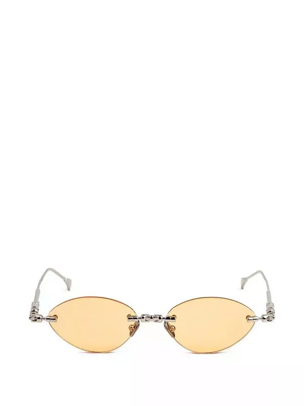 KUBORAUM H65 Rimless Cat-eye Sunglasses - Orange