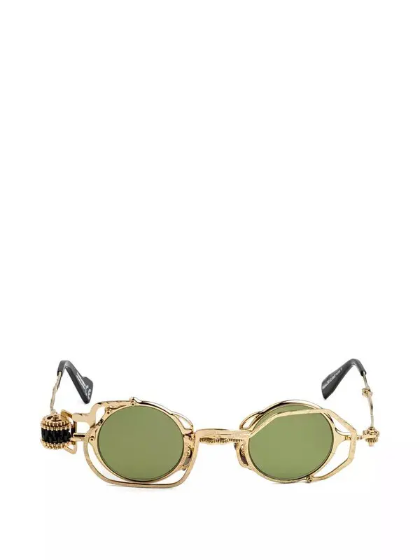 KUBORAUM Z50 Round-frame Sunglasses - Gold