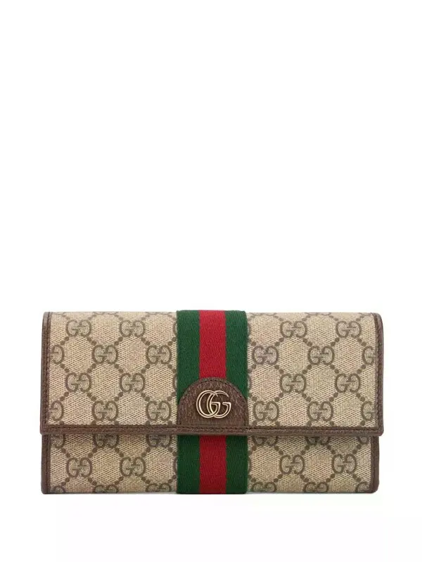 Gucci Ophidia Wallet - Neutrals
