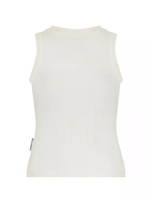 DES_PHEMMES Embellished Ribbed Tank Top