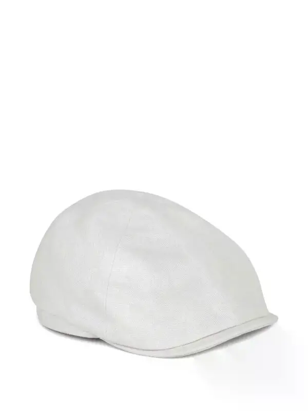 LOCK & CO. HATTERS Tom Panelled Cap - White