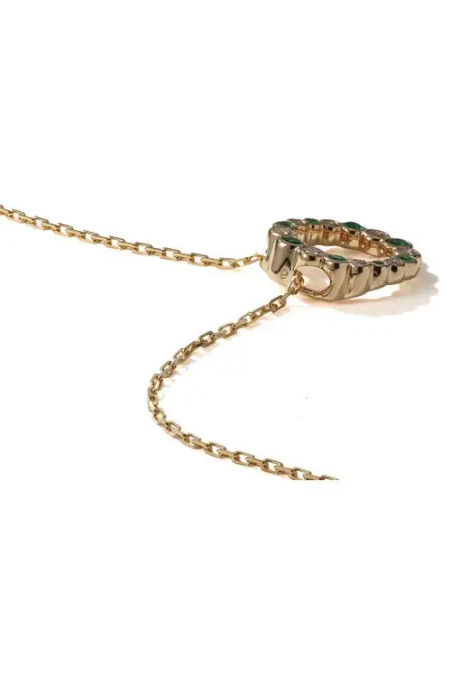 MARK HENRY Bubbly Diamond & Pendant Necklace - Emerald