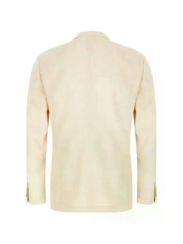 LARDINI Single-breasted Patch-pocket Blazer - Neutrals