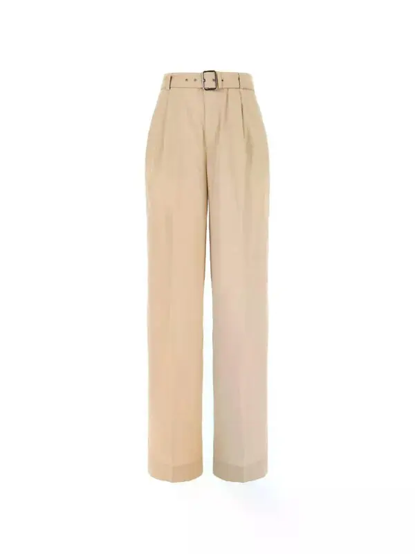 Iceberg Belted Pleated Trousers - Neutrals