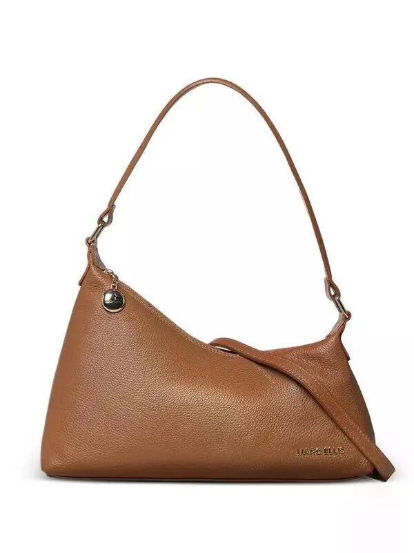 MARC ELLIS Leather Shoulder Bag - Brown