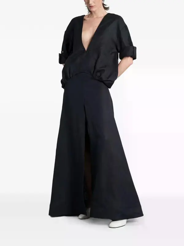 BATAKOVIC V-neck Open-back Dress