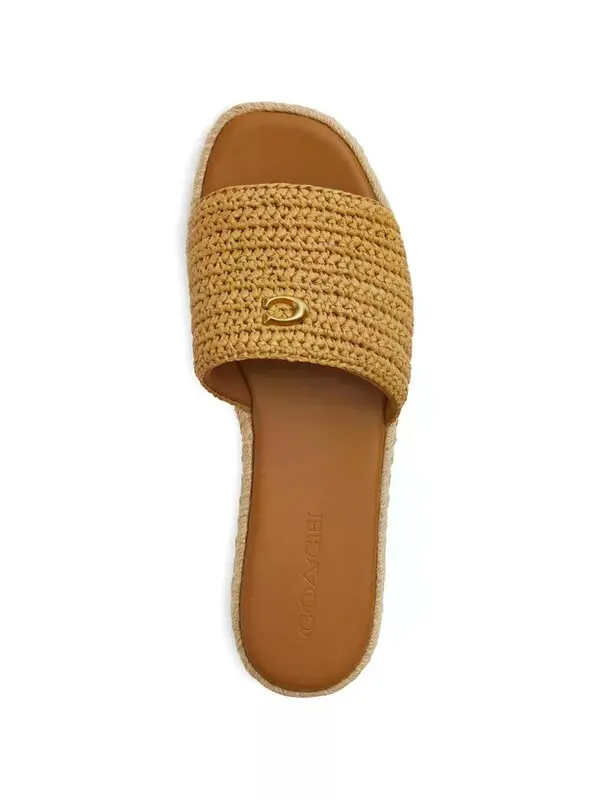 COACH Holly Raffia Sandals