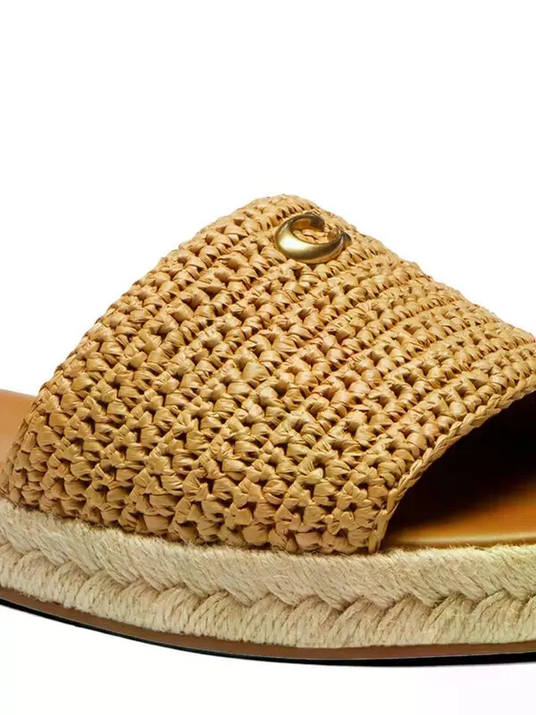 COACH Holly Raffia Sandals