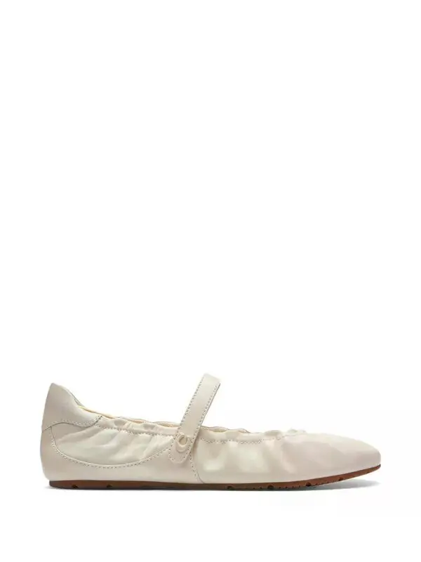 COACH Mary Jane Leather Ballet Flats - Neutrals