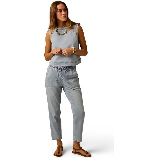 Carve Designs Zoe Lightweight Denim Pant - Savannah