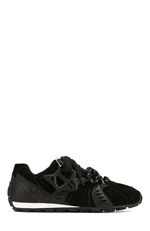NAKED WOLFE Lapse Suede Sneakers - Black