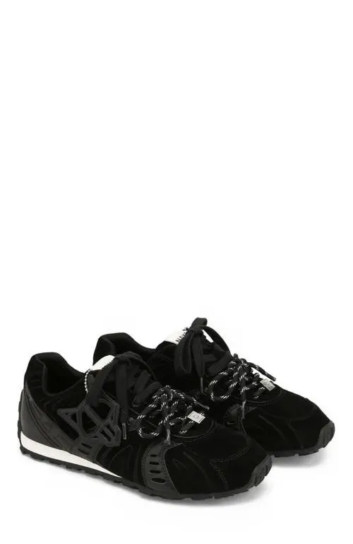 NAKED WOLFE Lapse Suede Sneakers - Black