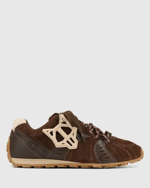 NAKED WOLFE Lapse Suede Sneakers - Brown