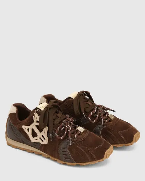 NAKED WOLFE Lapse Suede Sneakers - Brown