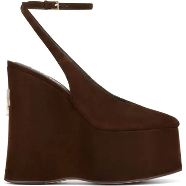 NAKED WOLFE Tansy Wedge - Brown