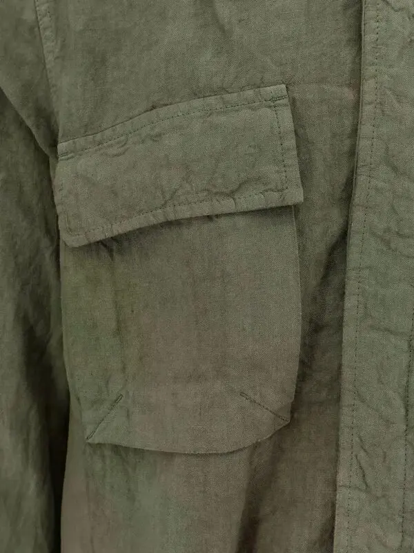 Aspesi Slub-texture Chest-pocket Shirt