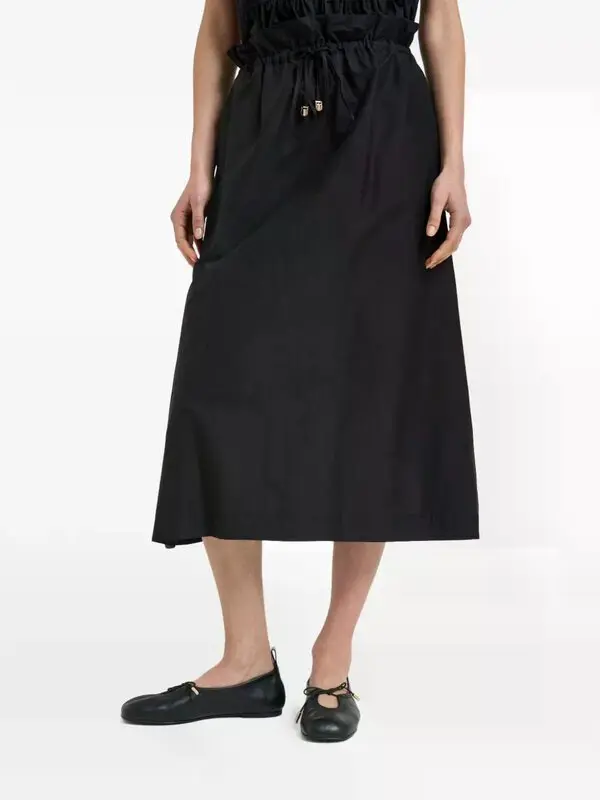 Liu Jo Ruffled Drawstring Skirt
