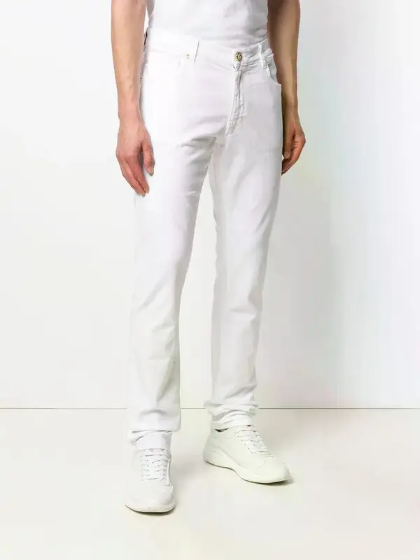 BILLIONAIRE Straight-leg Jeans - White