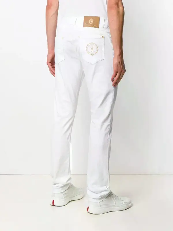 BILLIONAIRE Straight-leg Jeans - White
