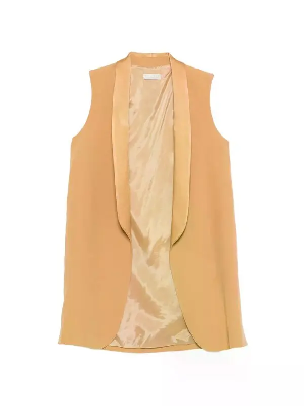 Antonelli Firenze Shawl-lapel Sleeveless Gilet - Yellow
