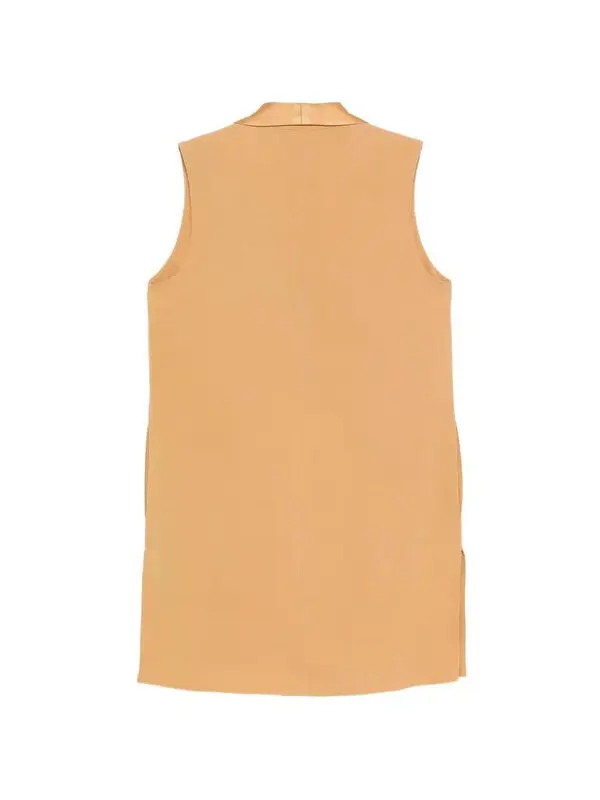 Antonelli Firenze Shawl-lapel Sleeveless Gilet - Yellow