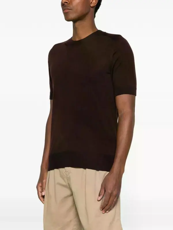 FUMAGALLI Crew-neck Knitted T-shirt