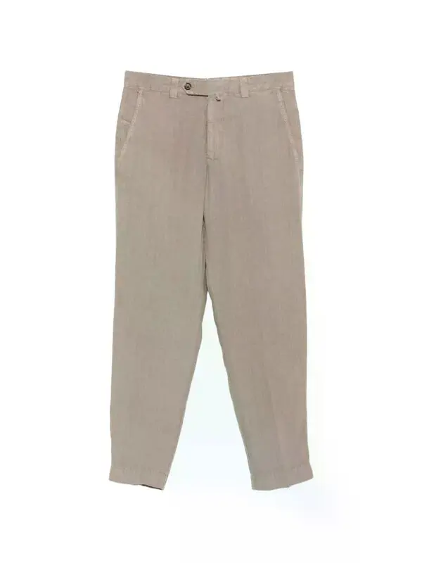 BERWICH Linen Trousers - Brown