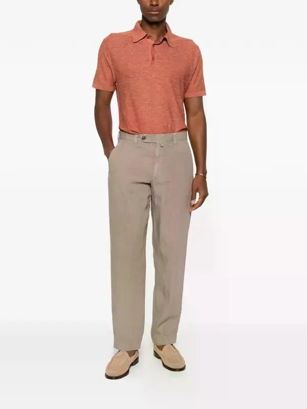 BERWICH Linen Trousers - Brown