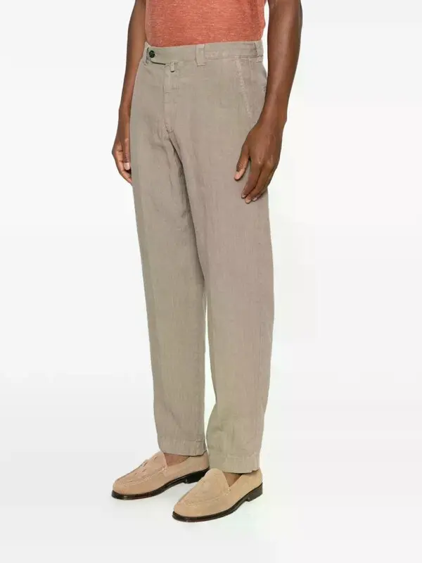 BERWICH Linen Trousers - Brown