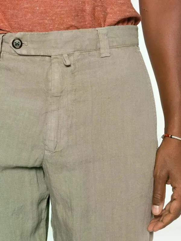 BERWICH Linen Trousers - Brown
